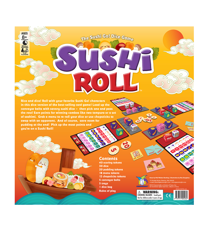 Sushi Roll – Sir Square Toes Games Shop