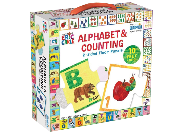The World of Eric Carle 2-Sided Alphabet & Counting Puzzle – Sir Square ...