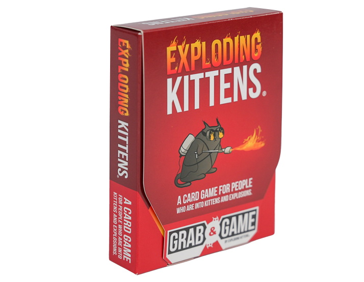 Grab & Game Exploding Kittens – Sir Square Toes Games Shop