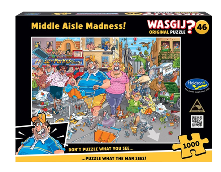 WASGIJ? Original 46 Middle Aisle Madness – Sir Square Toes Games Shop
